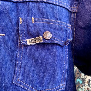 Vintage 1960s 1970s Gauchos Selvedge Denim Jacket W/ Horse Stitching ...