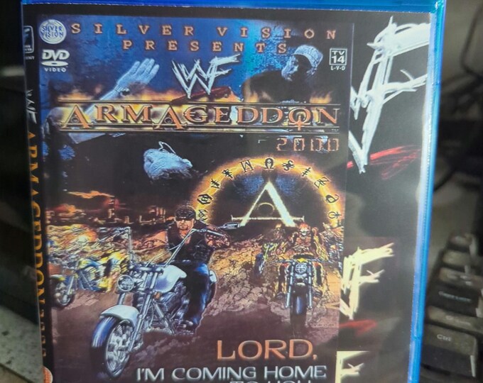 WWF Armageddon 2000 Pro Wrestling Blu-ray - Etsy