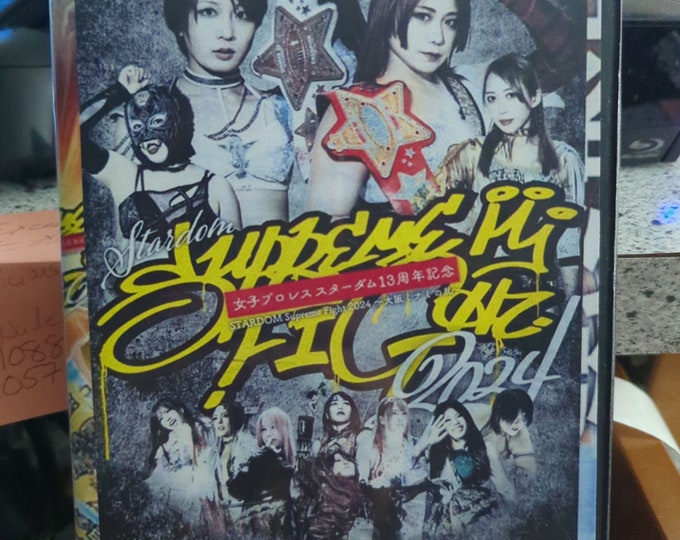 Stardom Supreme Fight 2024 Pro Wrestling Dvd - Etsy