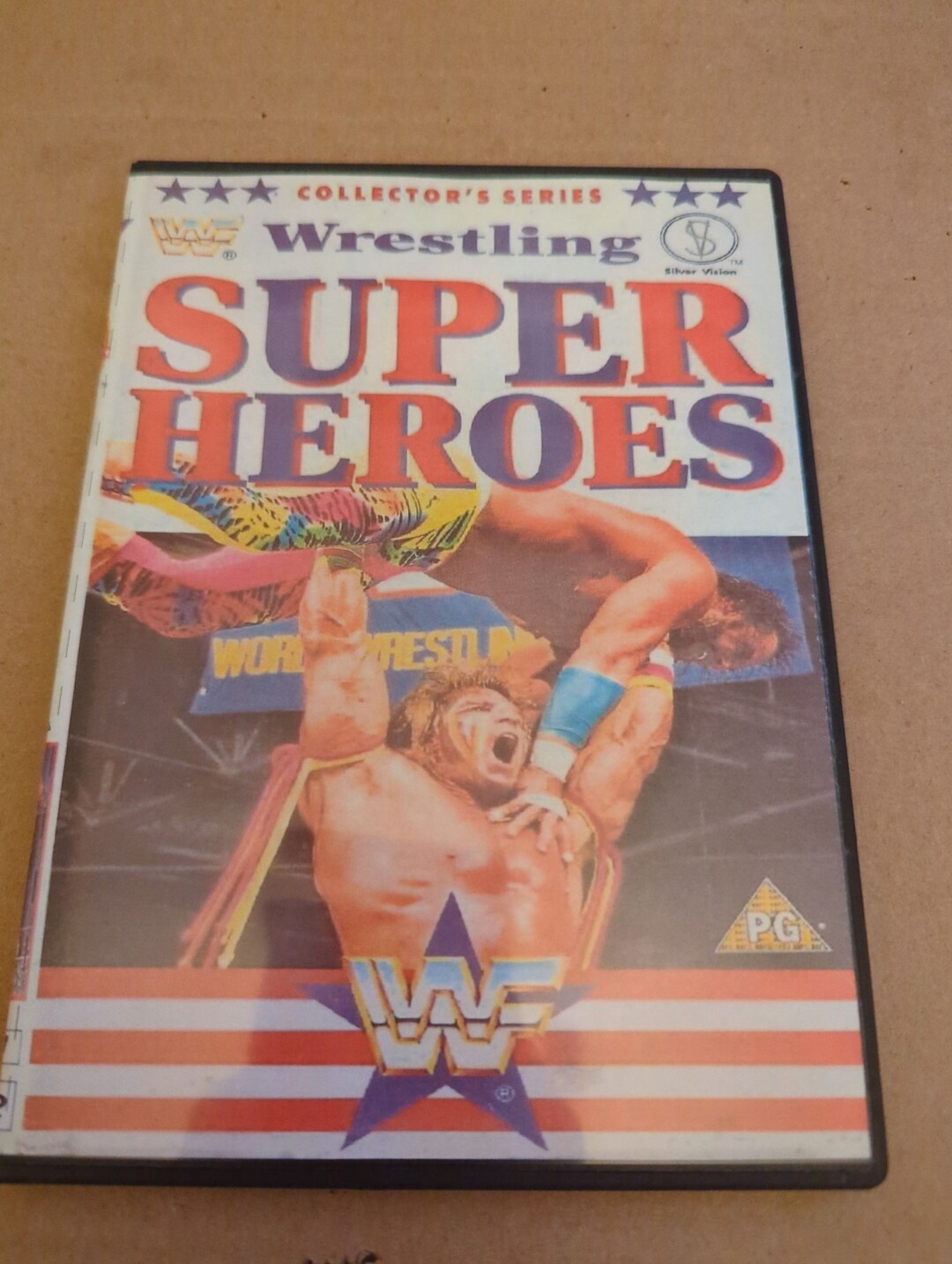 WWF Wrestling Superheroes Silver Vision Collector Series Pro Wrestling ...