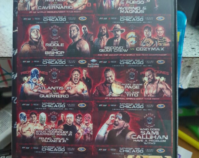 MLW Azteca Lucha 2024 Pro Wrestling Dvd - Etsy