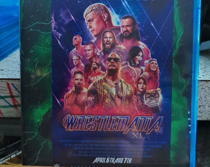WWE 2024 Wrestlemania XL 2 Disc Blu-ray Set - Etsy