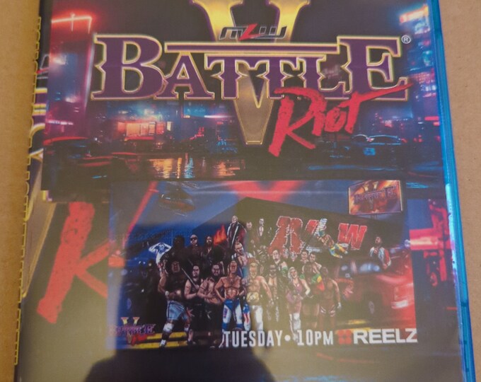 MLW Battle Riot 1-5 Pro Wrestling Blu-ray - Etsy