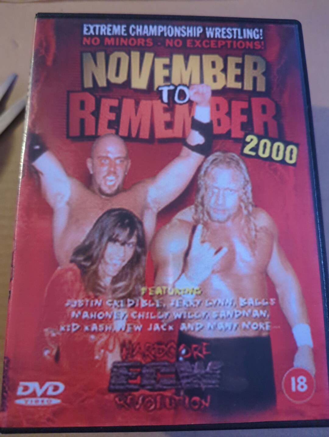 ECW November to Remember 2000 Pro Wrestling Dvd - Etsy