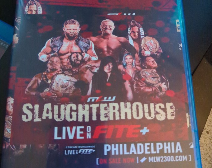 MLW Slaughterhouse 2023 Pro Wrestling Blu-ray - Etsy