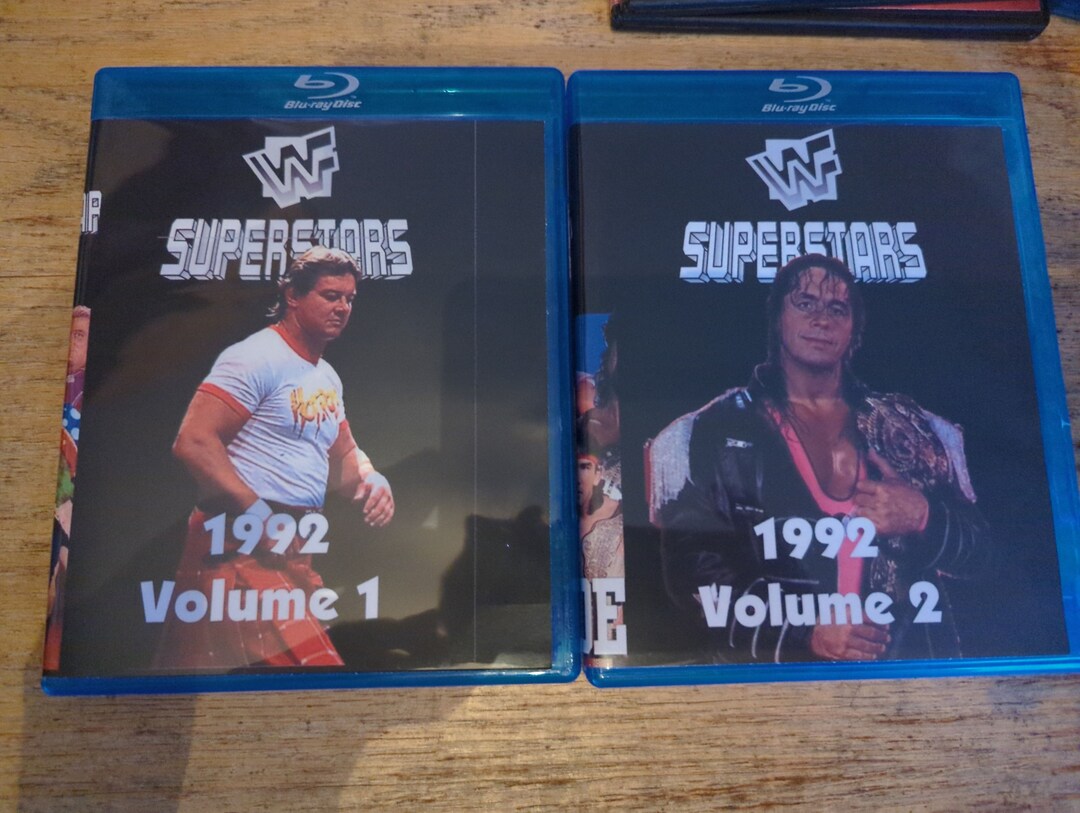 WWF 1992 Superstars Four Disc TV Set Pro Wrestling Blu-ray - Etsy