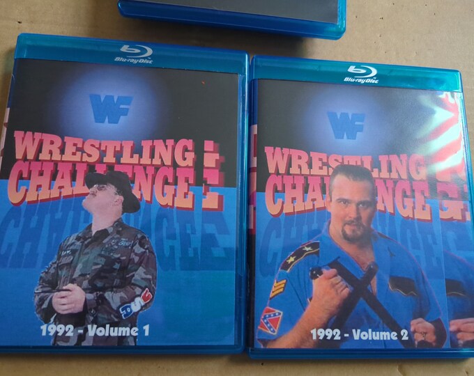 WWF Wrestling Challenge 1992 4 Disc TV Set Pro Wrestling Blu-ray - Etsy