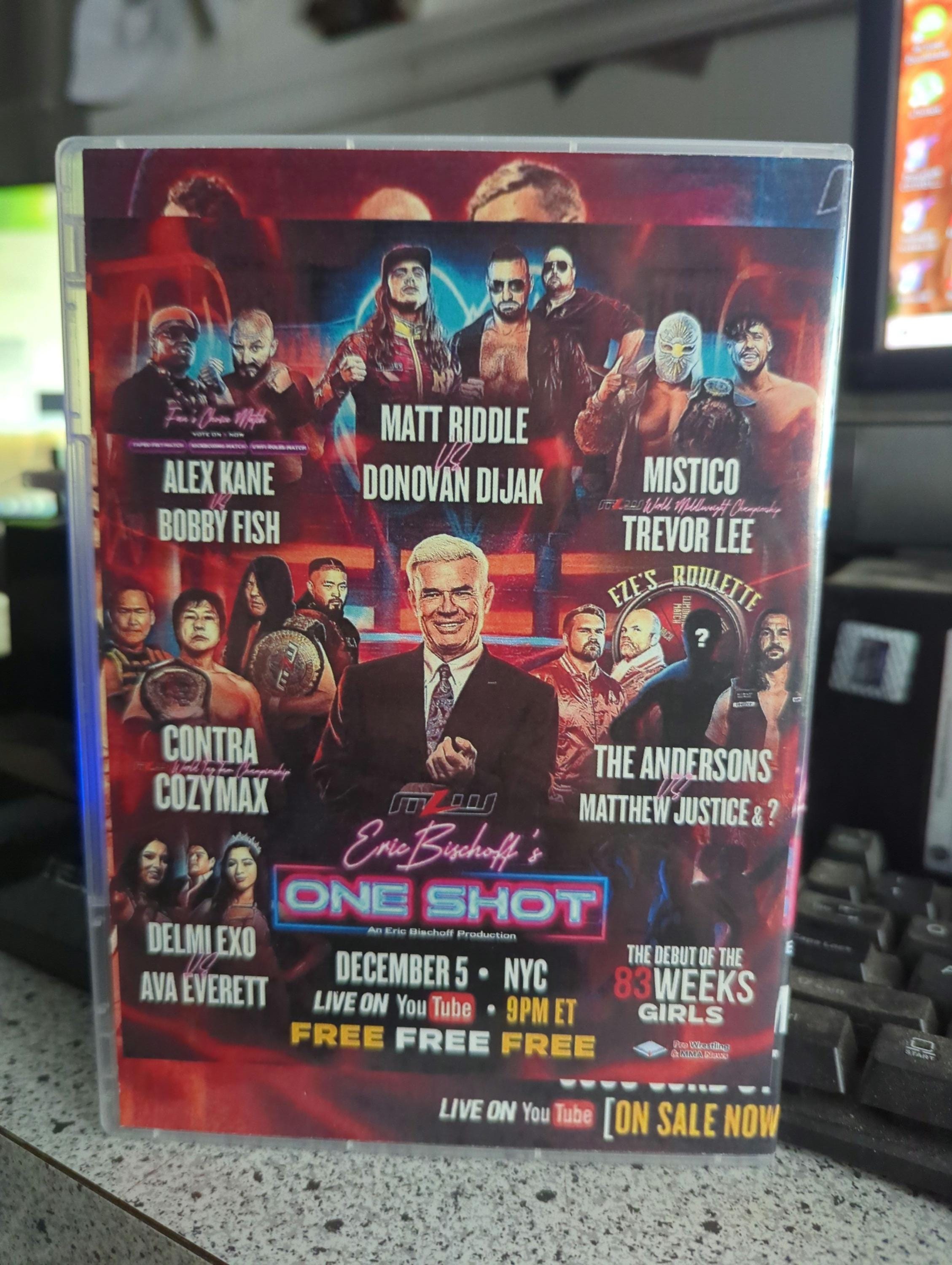 MLW One Shot 2024 Pro Wrestling DVD - Etsy