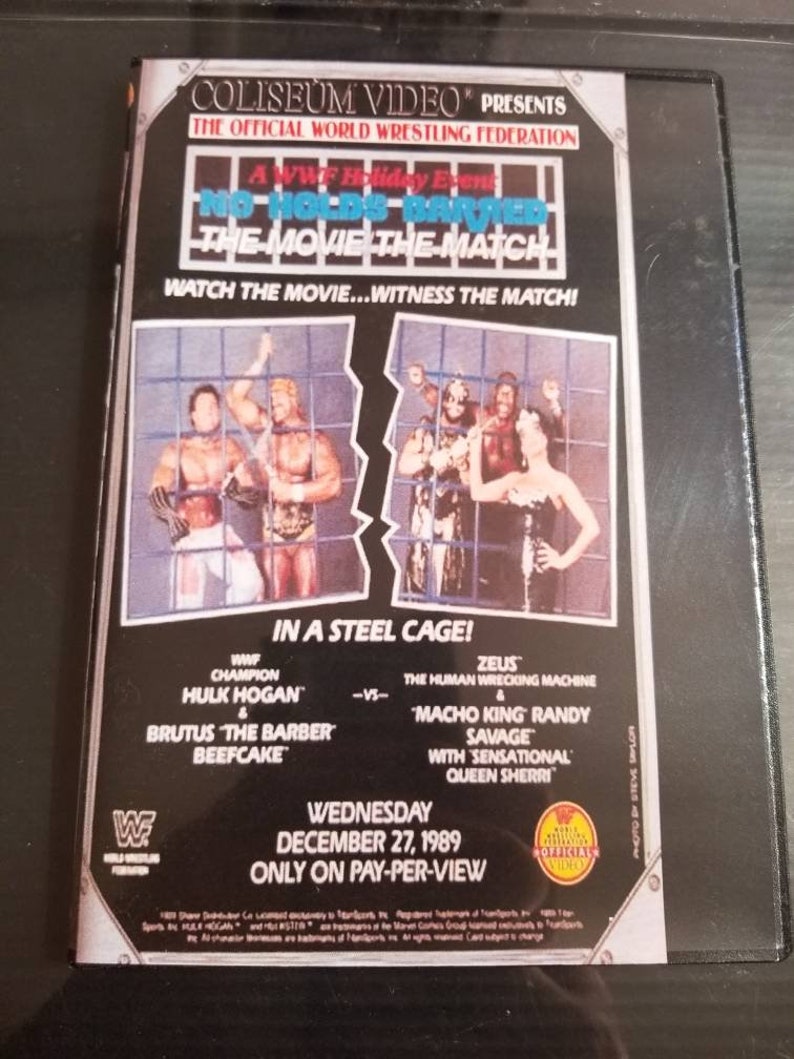 WWF No Holds Barred the Match/ the Movie PPV Pro Wrestling Dvd - Etsy