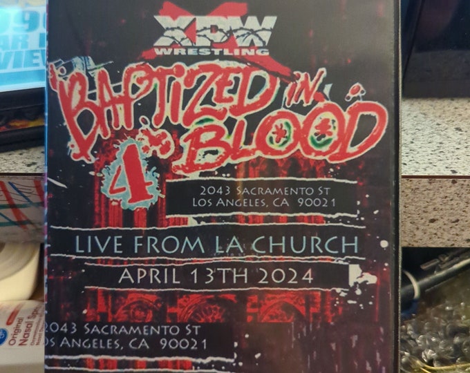 XPW Baptized in Blood 4 2024 Pro Wrestling Dvd - Etsy