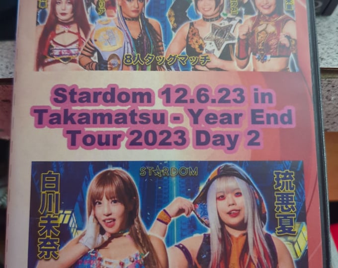 Stardom Year End Tour Day 2 2023 Pro Wrestling Dvd - Etsy