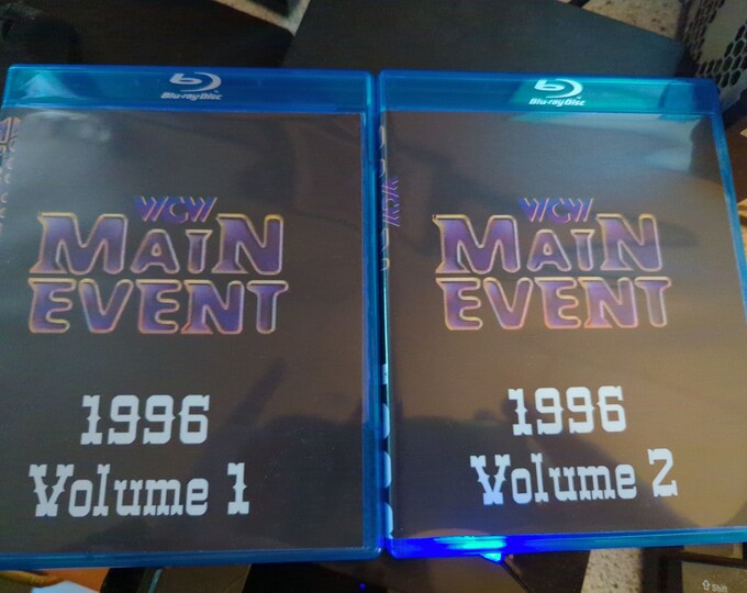 WCW Main Event 1996 Four Disc TV Set Pro Wrestling Blu-ray - Etsy