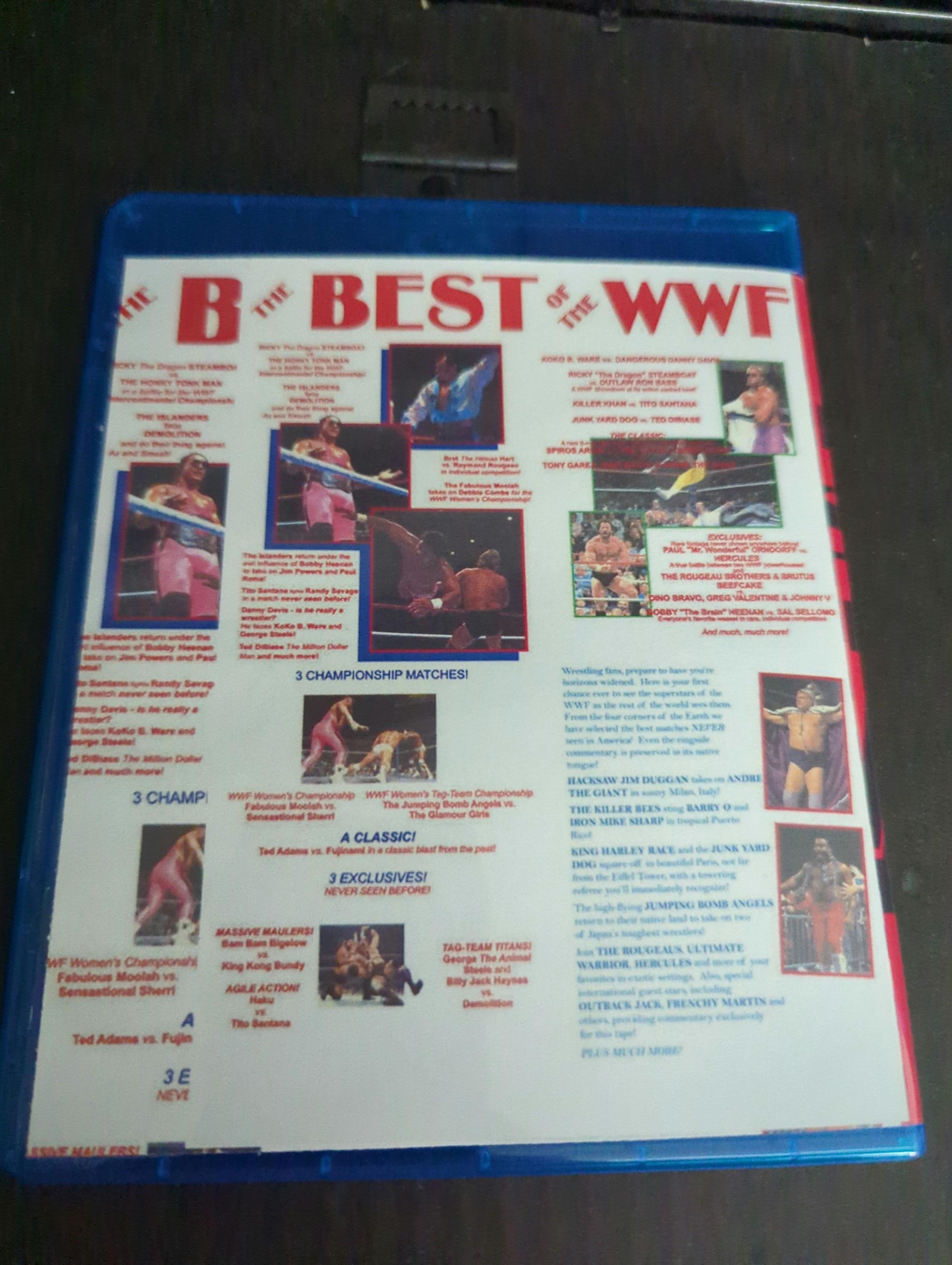 Best of the WWF Box Set V4 Pro Wrestling Blu-ray - Etsy