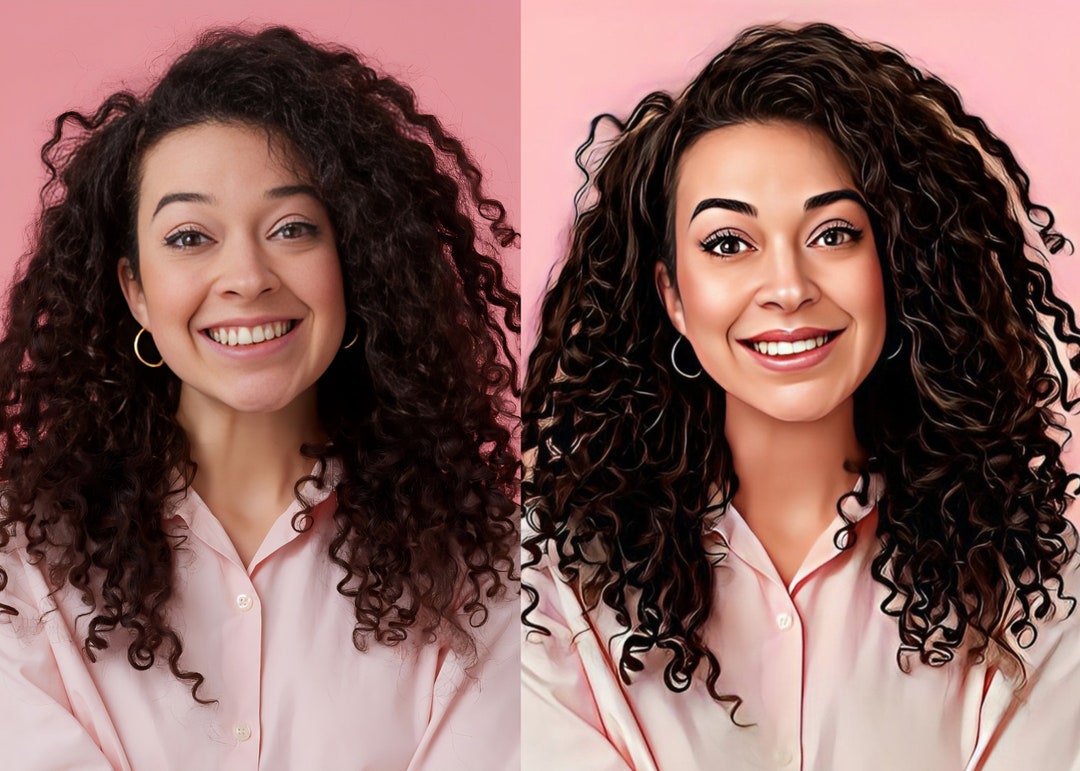 Portrait Custom, Custom Art, Cartoon Your Selfie, Cartoonized Yourself ...