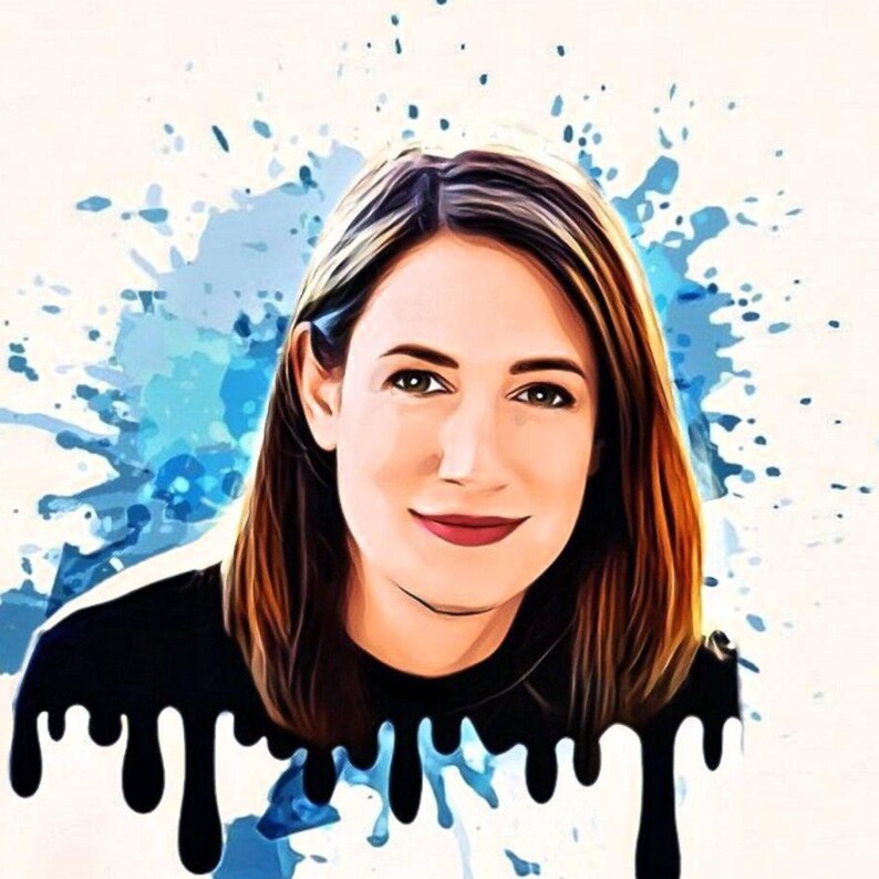 Cartoon Portrait From Photo Cartoon Me Social Media Profie | Etsy