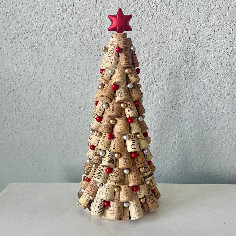 Medium Wine Cork Christmas Tree - Etsy