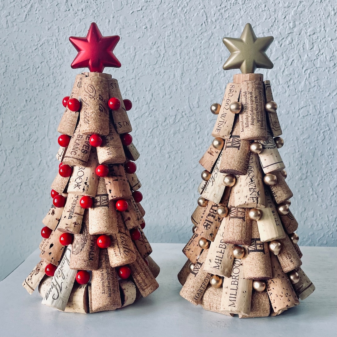 Small Wine Cork Christmas Tree - Etsy