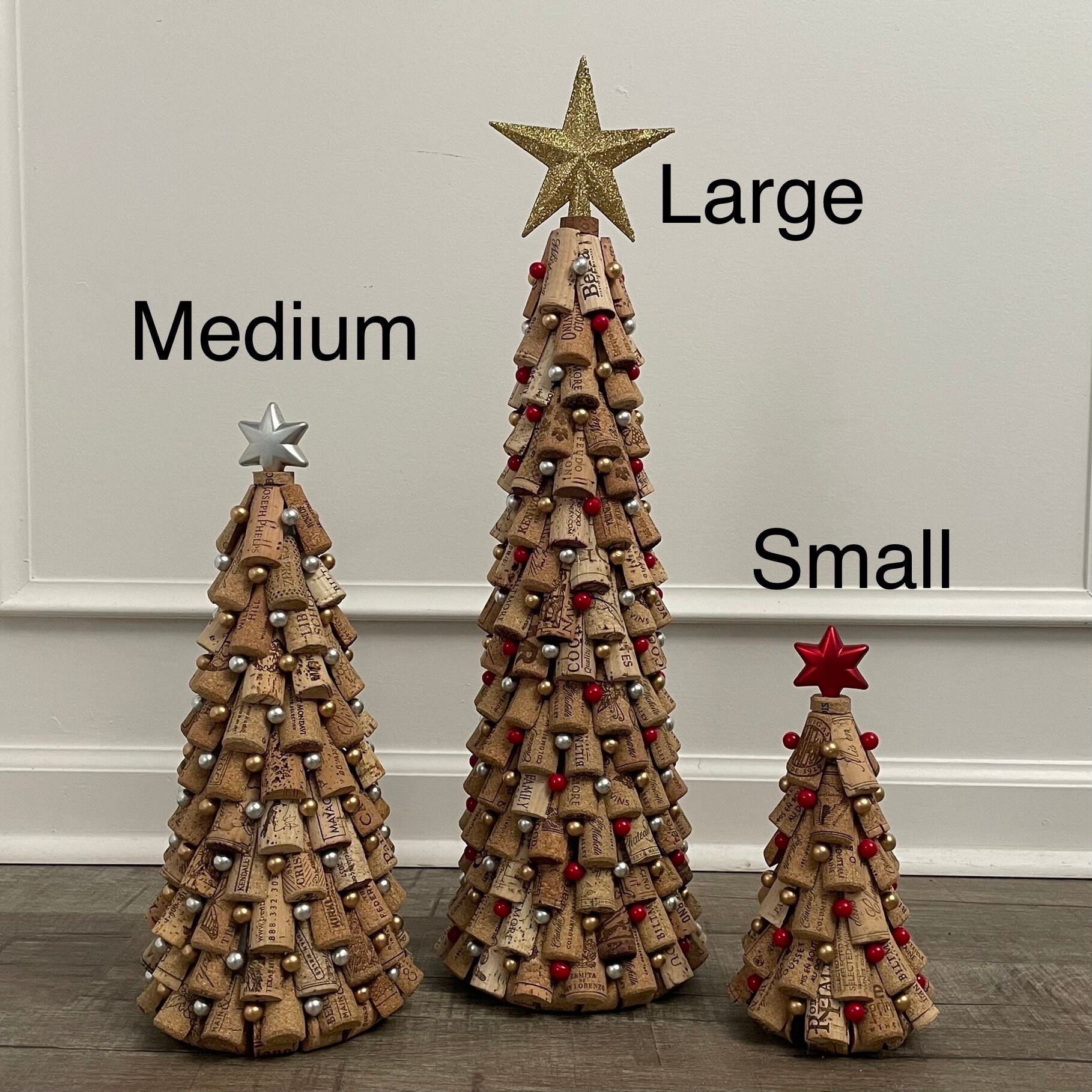 Medium Wine Cork Christmas Tree - Etsy