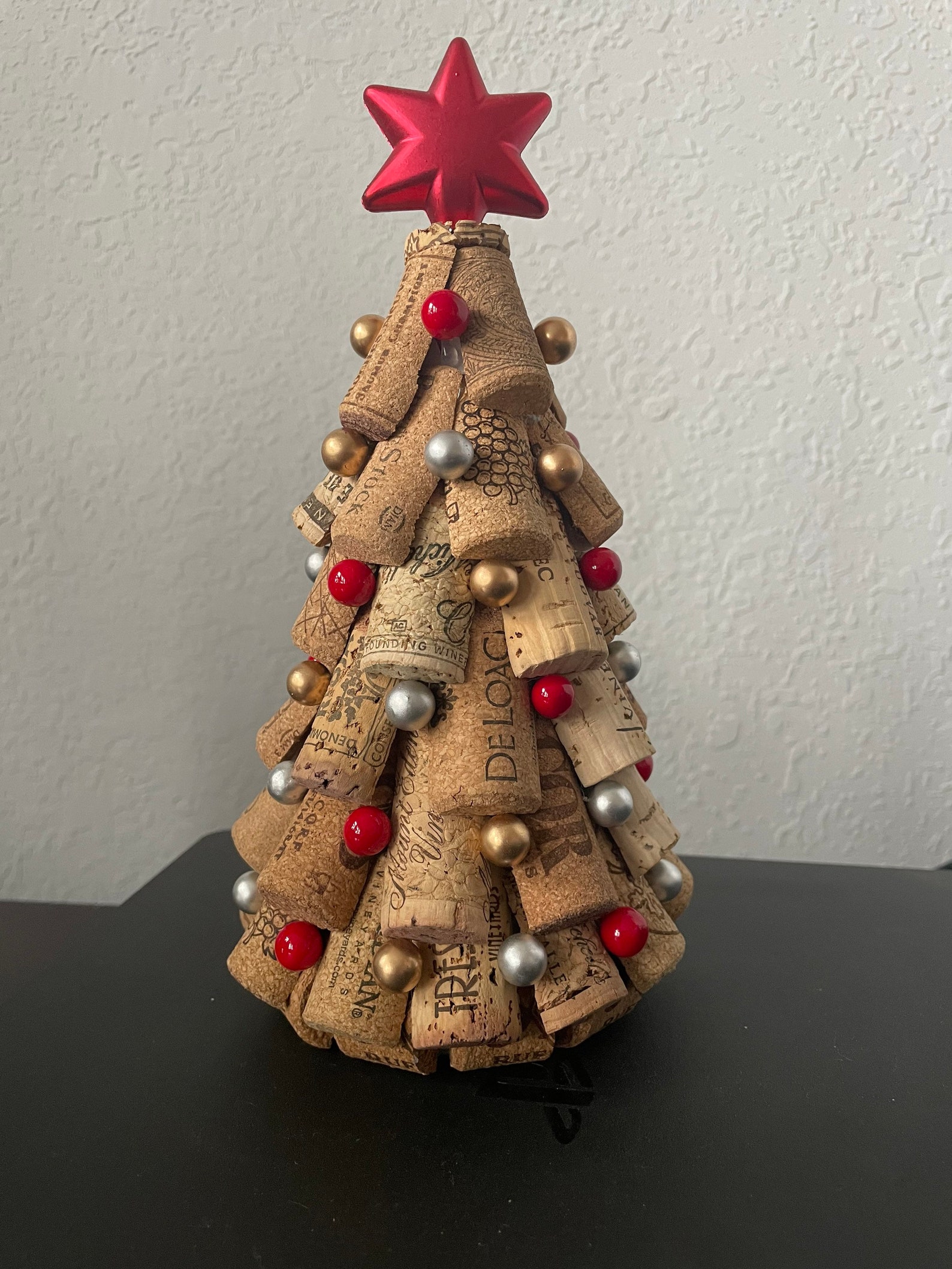Small Wine Cork Christmas Tree - Etsy