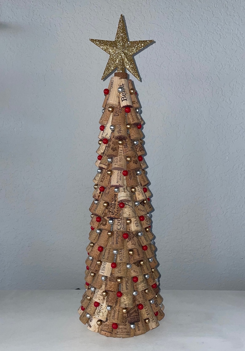 Large Wine Cork Christmas Tree - Etsy