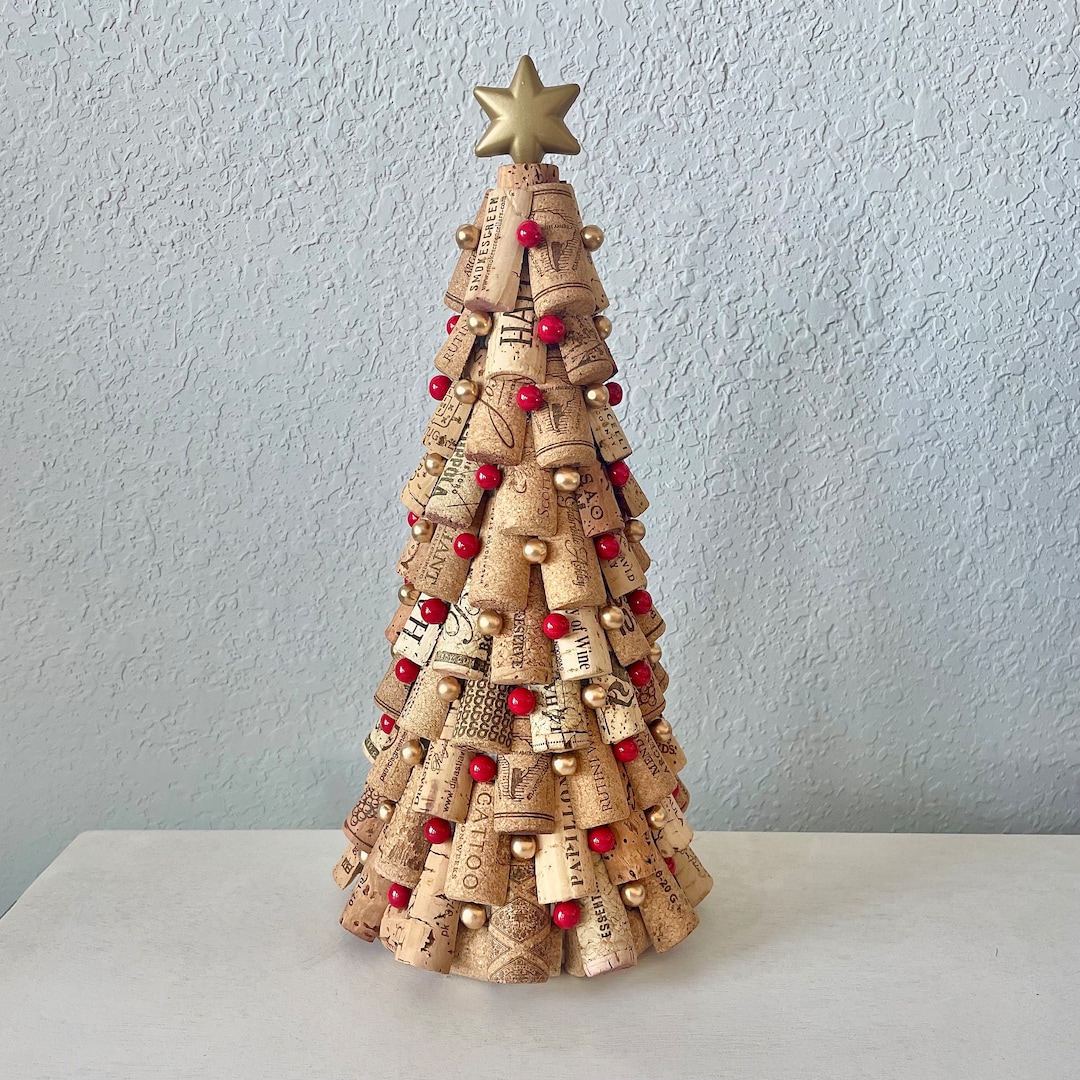 Medium Wine Cork Christmas Tree - Etsy