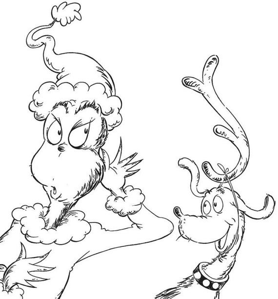 Grinch and Max SVG - Etsy