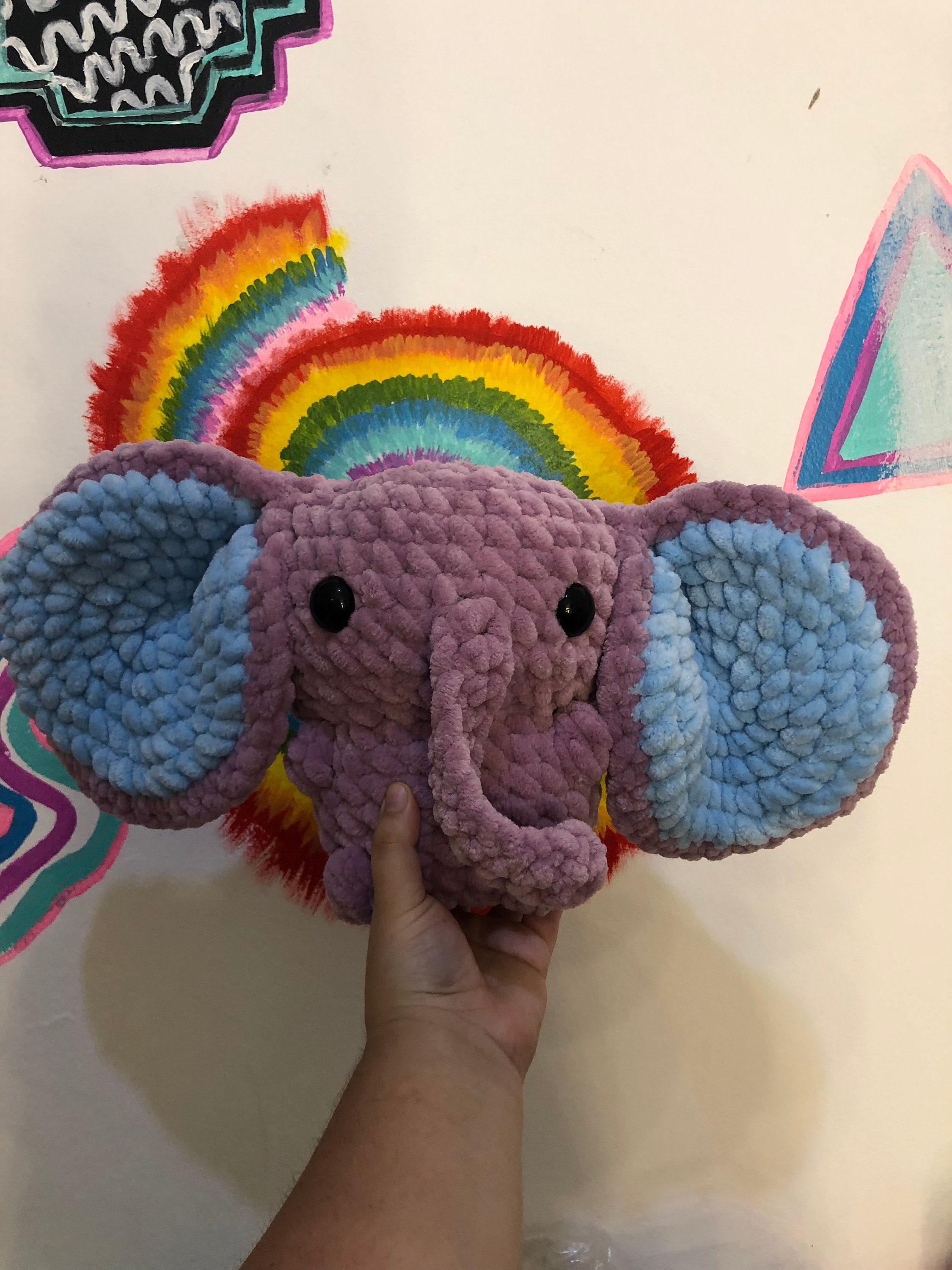 Pocket Pal Elephant PDF PATTERN - Etsy