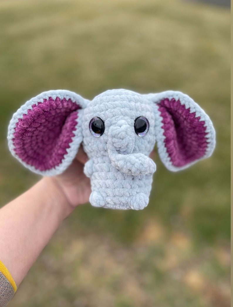 Pocket Pal Elephant PDF PATTERN - Etsy