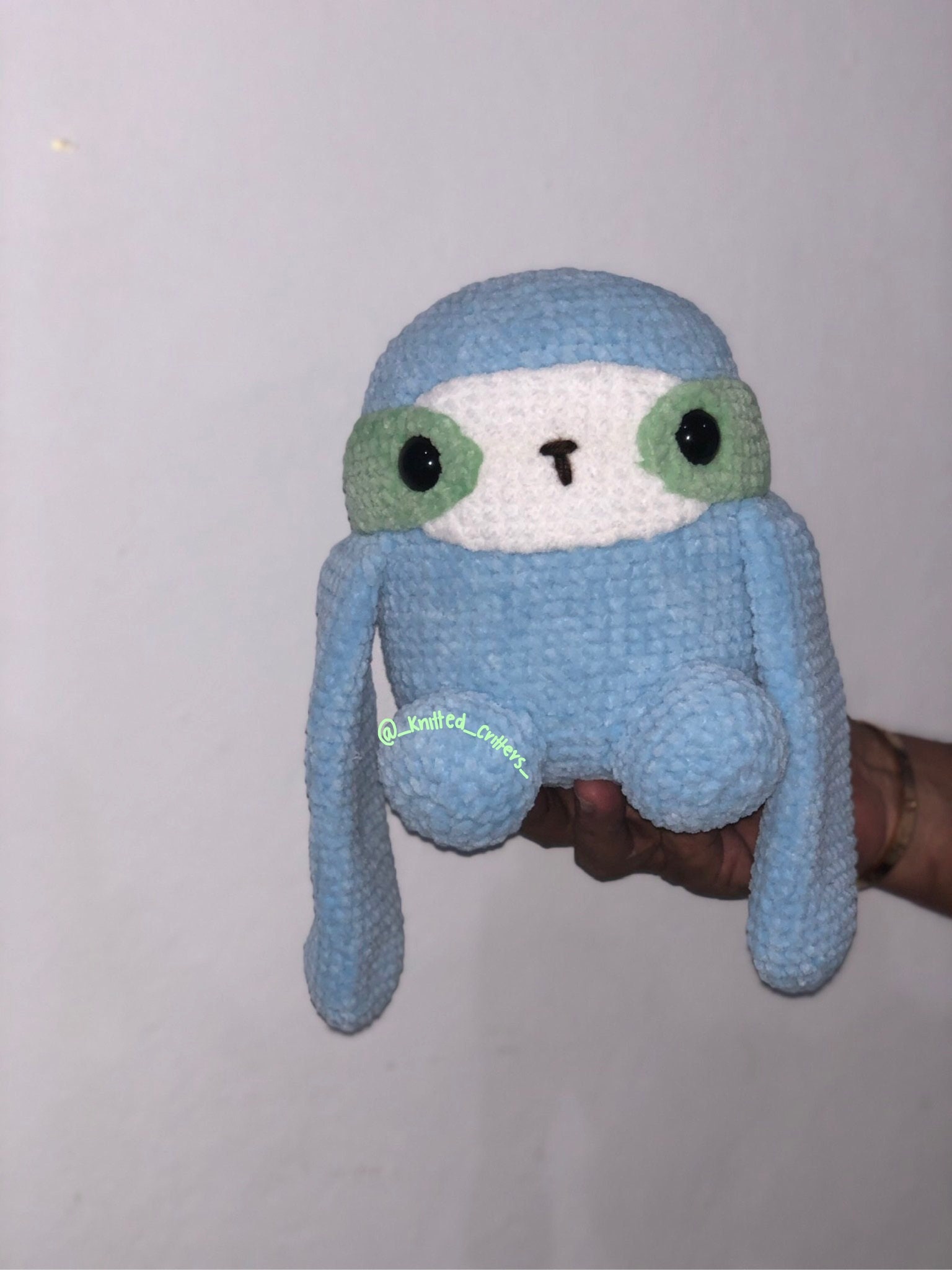 Oscar the Sloth Crochet Pattern by Knitted Critters, Amigurumi ...