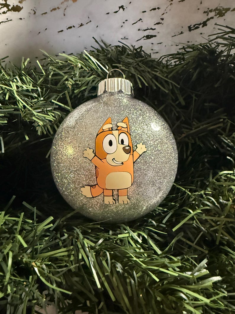 Personalized Bluey Ornament - Etsy