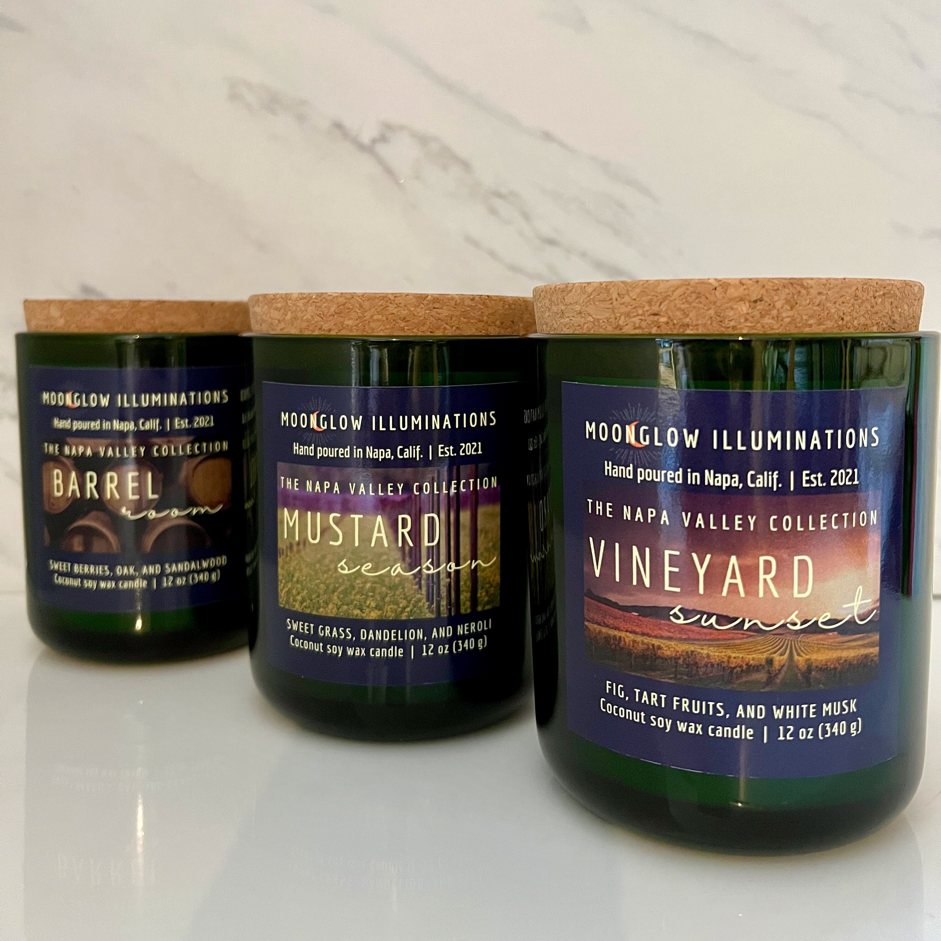 Vineyard Sunset, a Napa Valley-inspired Candle, Made With Virgin ...