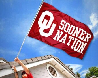 Oklahoma Sooners Flag - Etsy