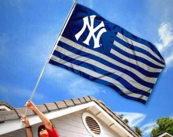 Yankees American Flag - Etsy