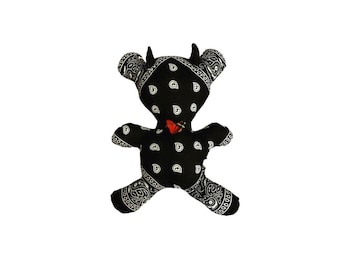 Devil Teddy Bear - Etsy