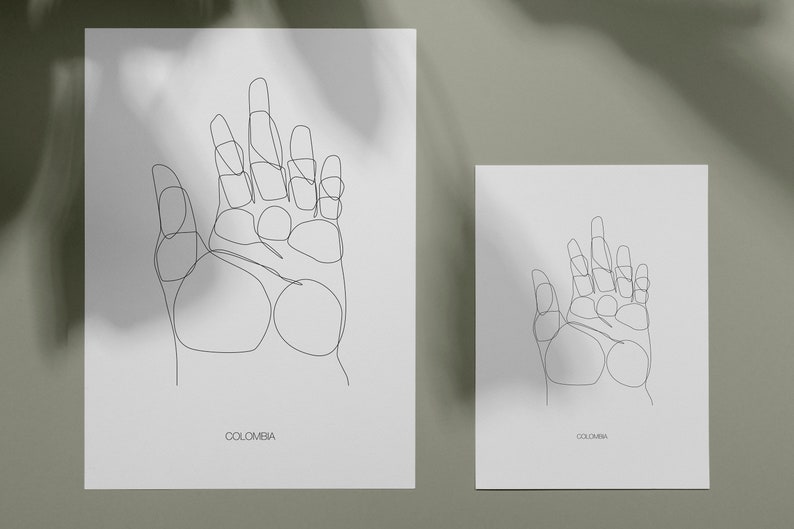 Colombia's La Mano De Botero Illustration / City Sketch / Black White ...