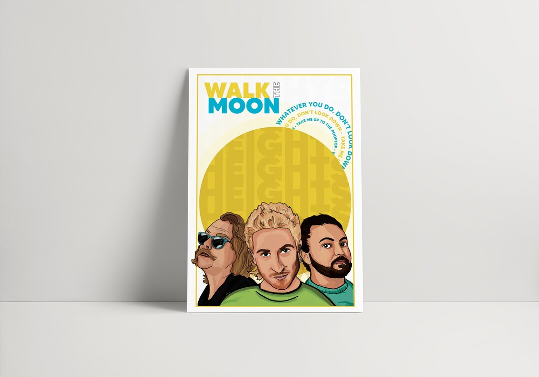 Walk the Moon - Heights Poster - Etsy