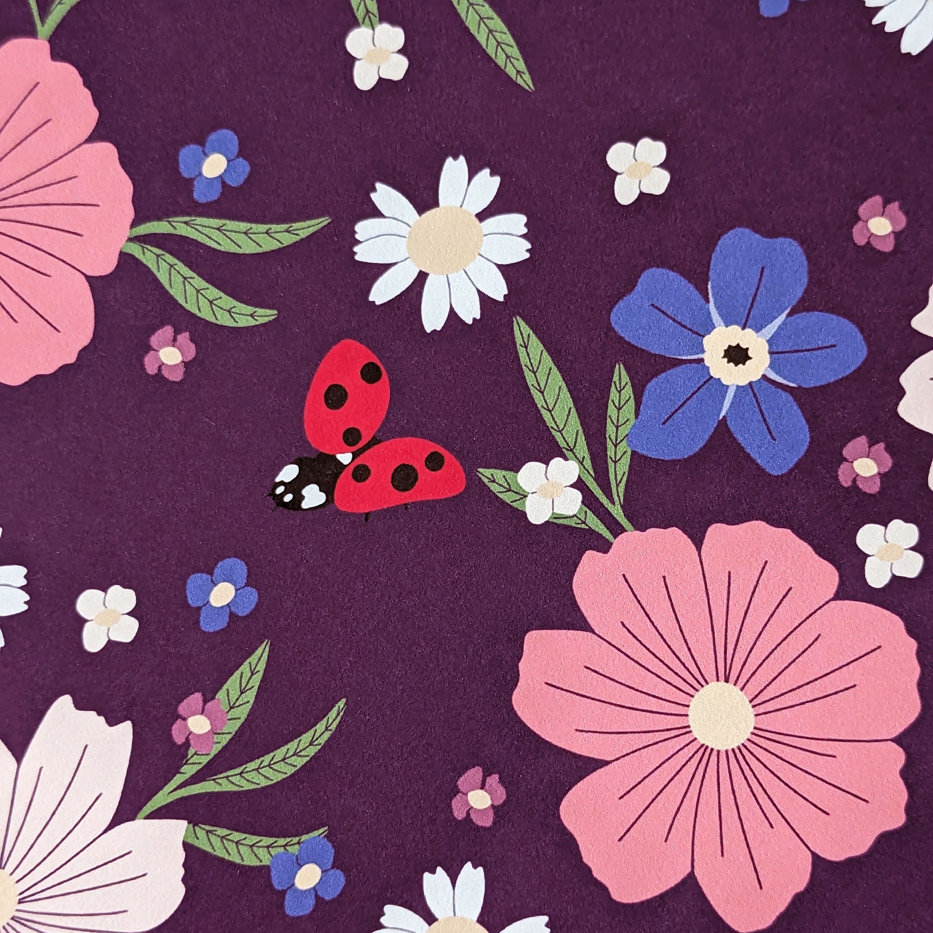 Ladybug Ditzy Pattern Art Print - Etsy