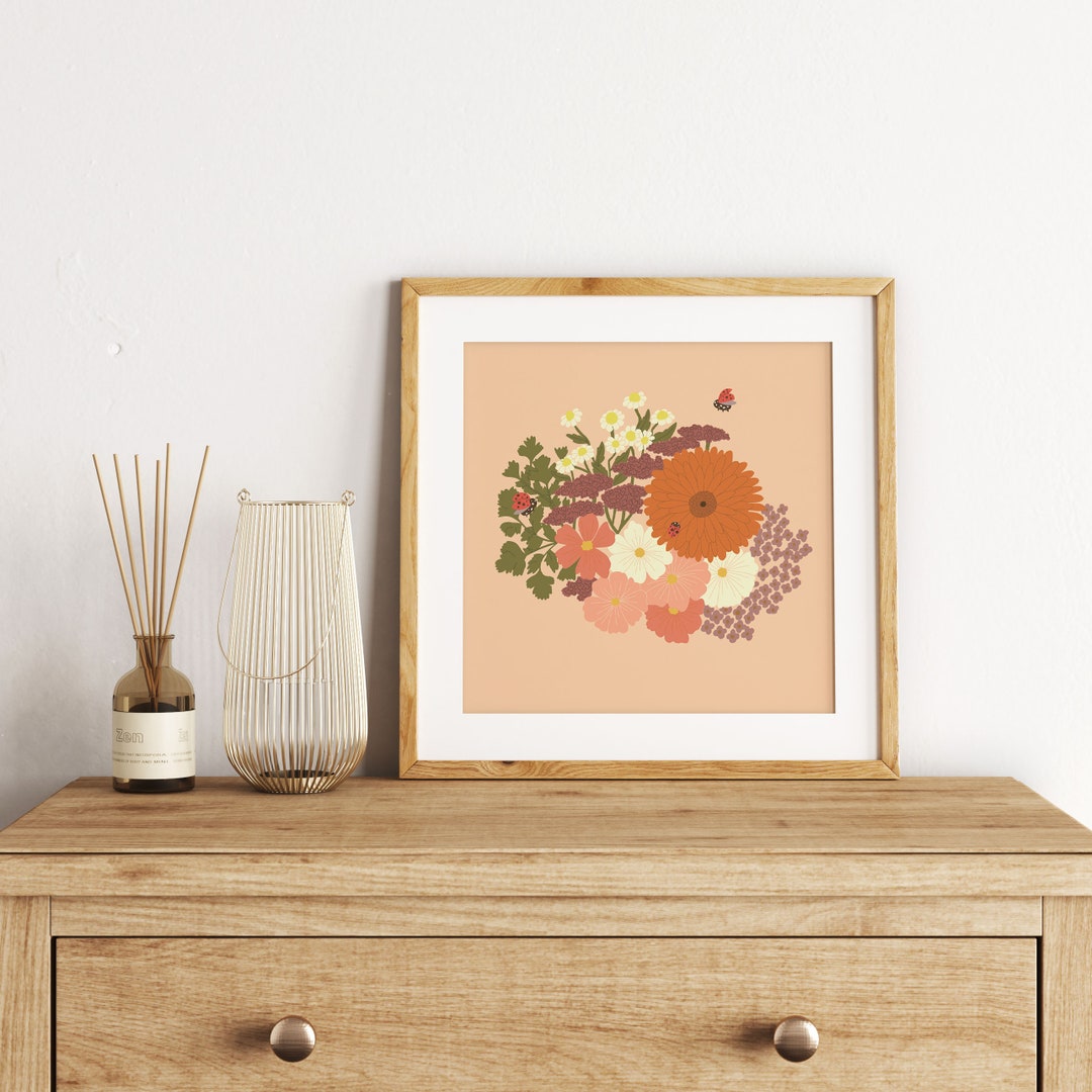 Ladybug Pollination Art Print - Etsy