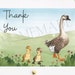 Hen and Chicks Thank You Card Chicken Thank You Card Chicken - Etsy