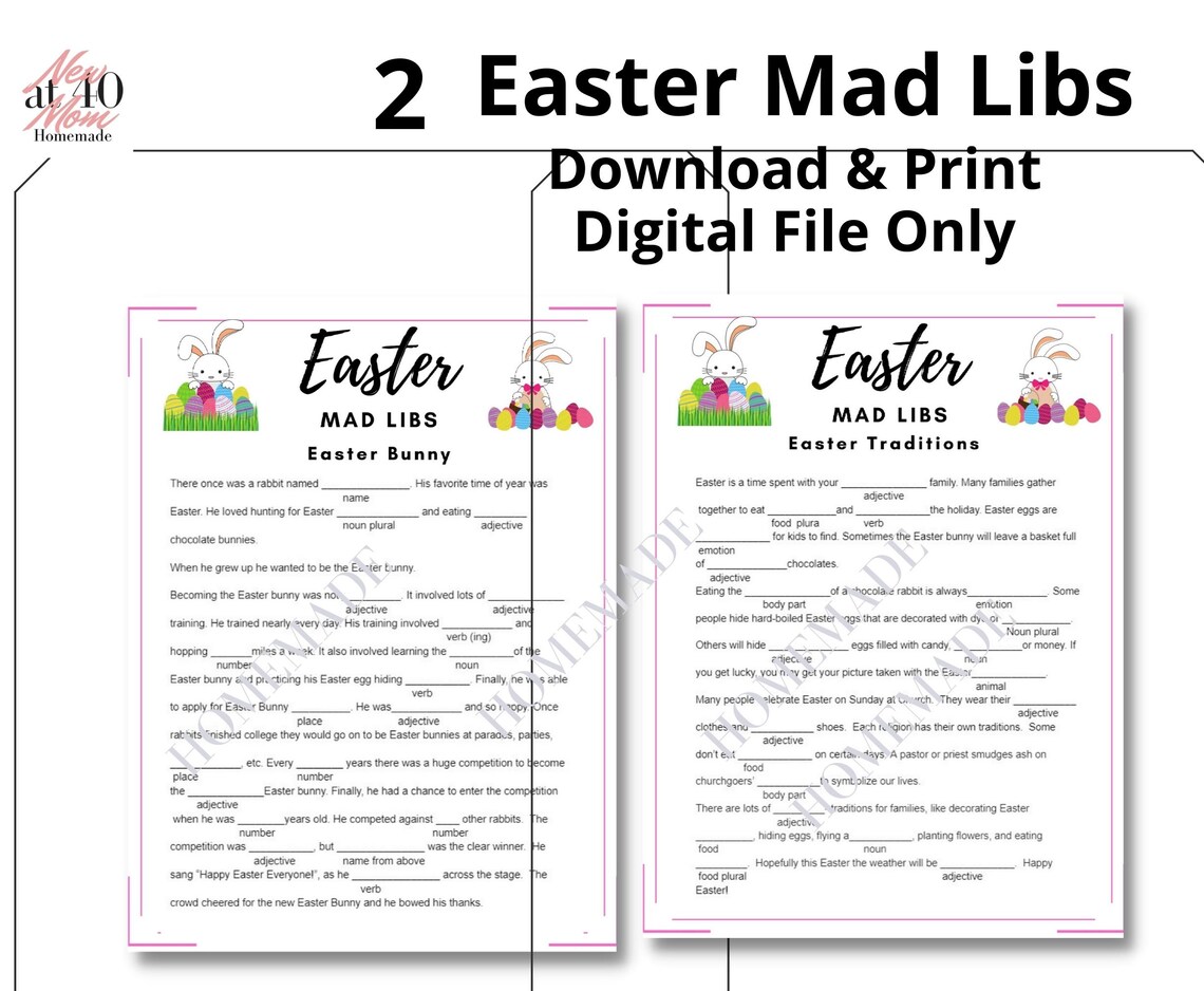Mad Libs Game Bundle, Funny Fill-in-blank Stories (PDF Printable) - Etsy
