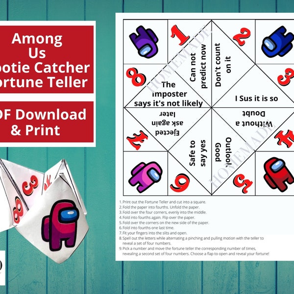 Cootie Catcher - Etsy