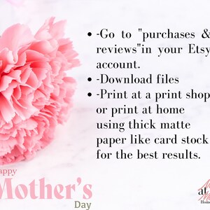 Mother's Day Card From Child | Printable All About Mom Questionnaire ...