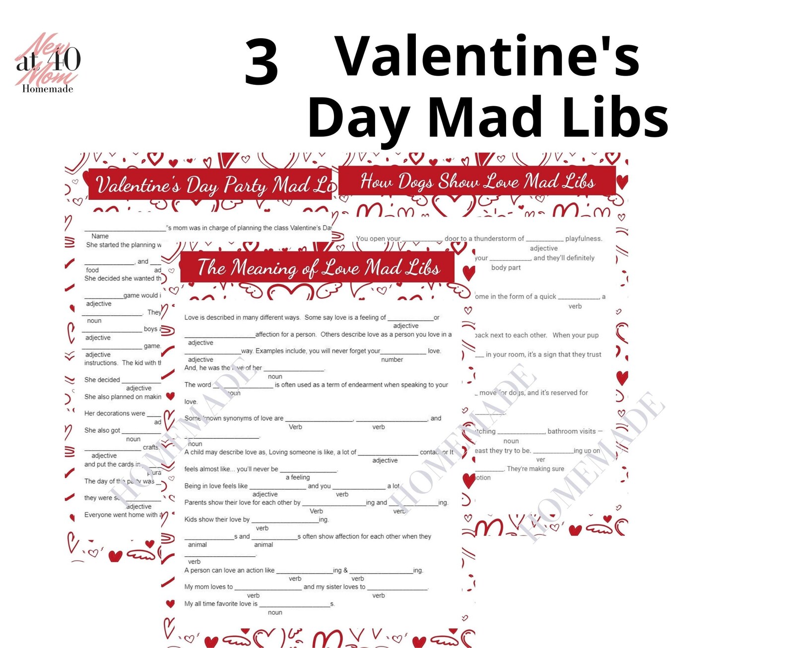 Huge Mad Libs Printable Games, Game Bundle Template, the World's ...