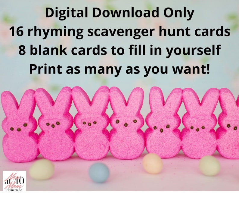 Outdoor Easter Scavenger Hunt, Outdoor Easter Treasure Hunt, Easter Egg ...