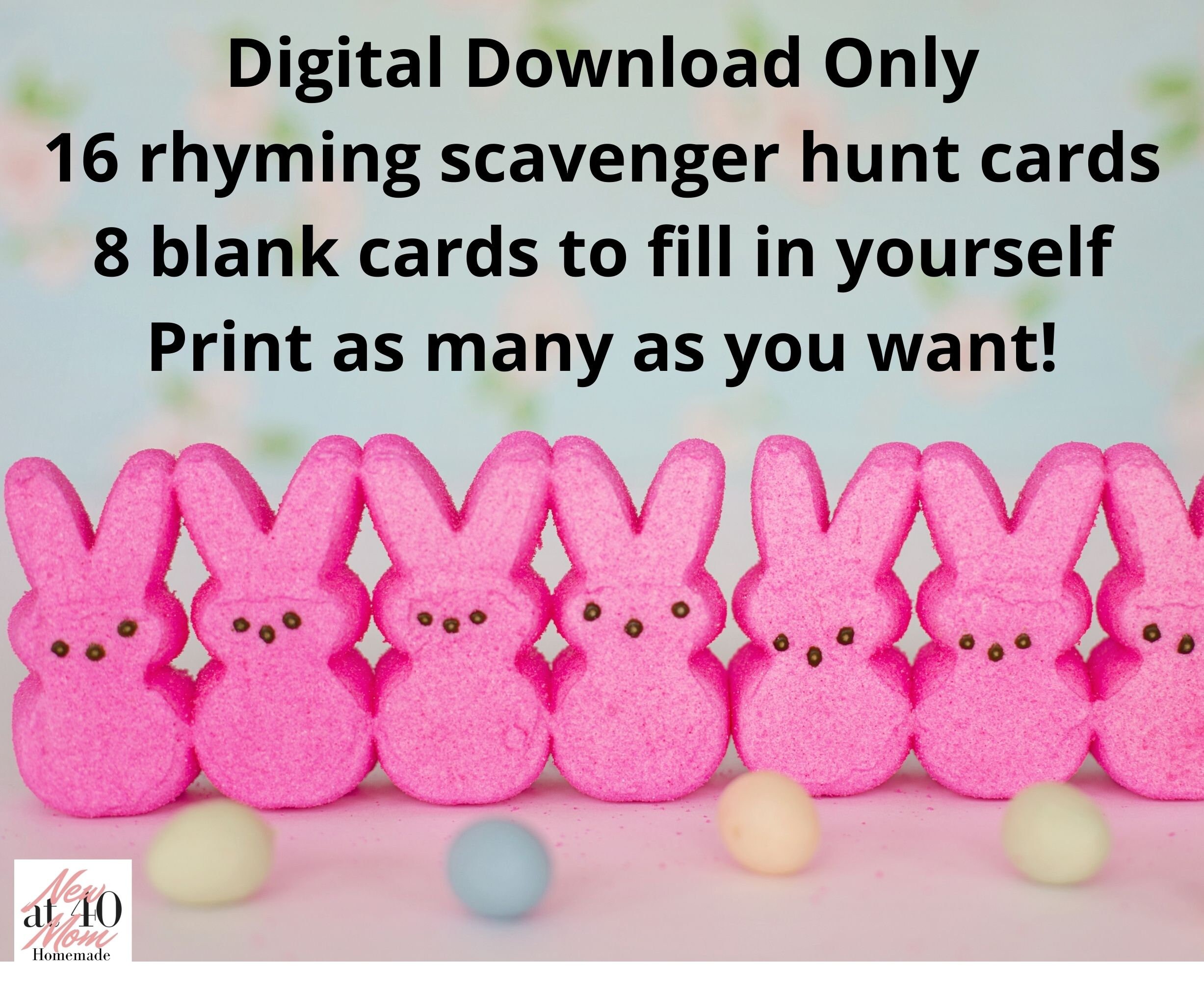 Outdoor Easter Scavenger Hunt, Outdoor Easter Treasure Hunt, Easter Egg ...