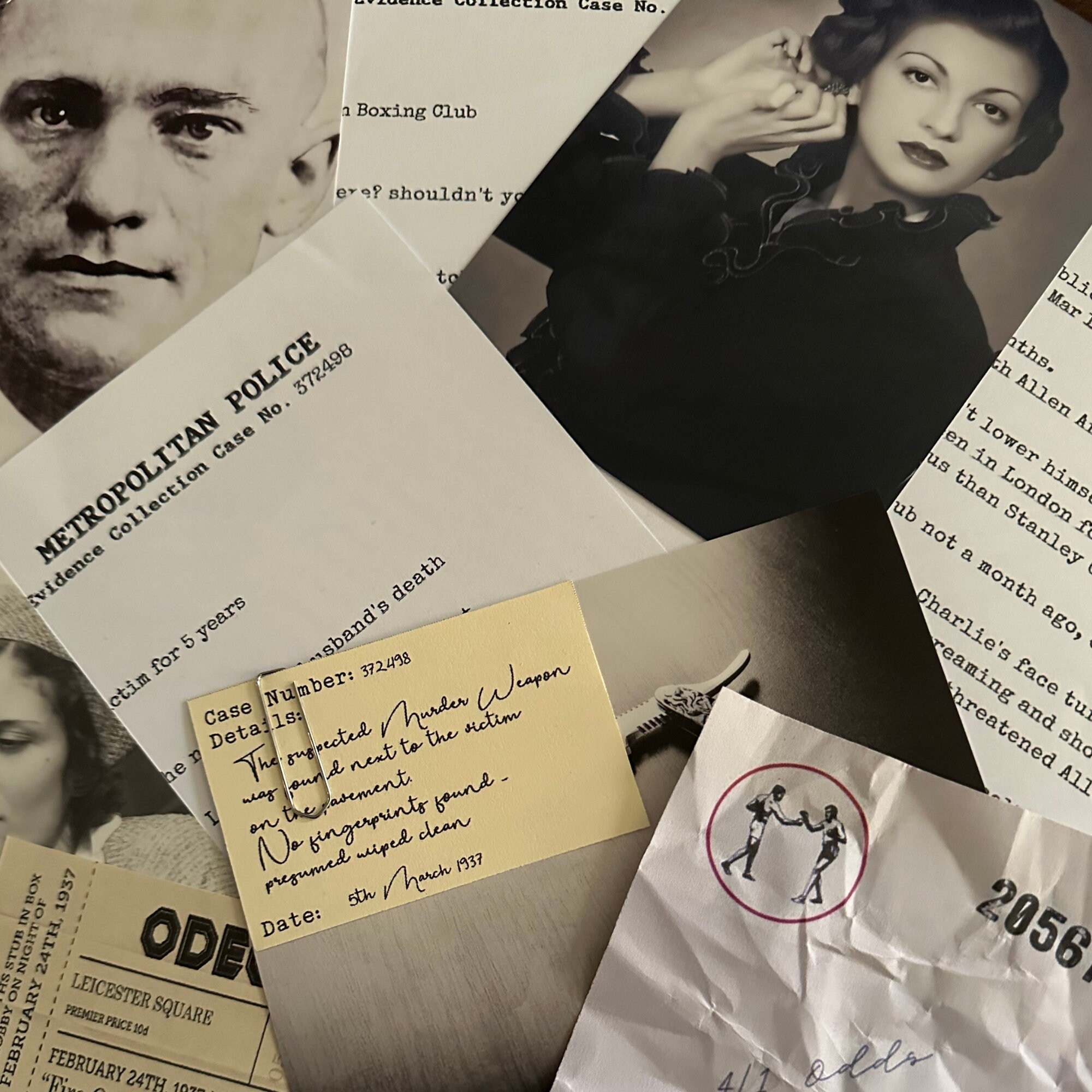 A Case of Smoke and Mirrors 1930s Gangland Murder Mystery Tabletop ...