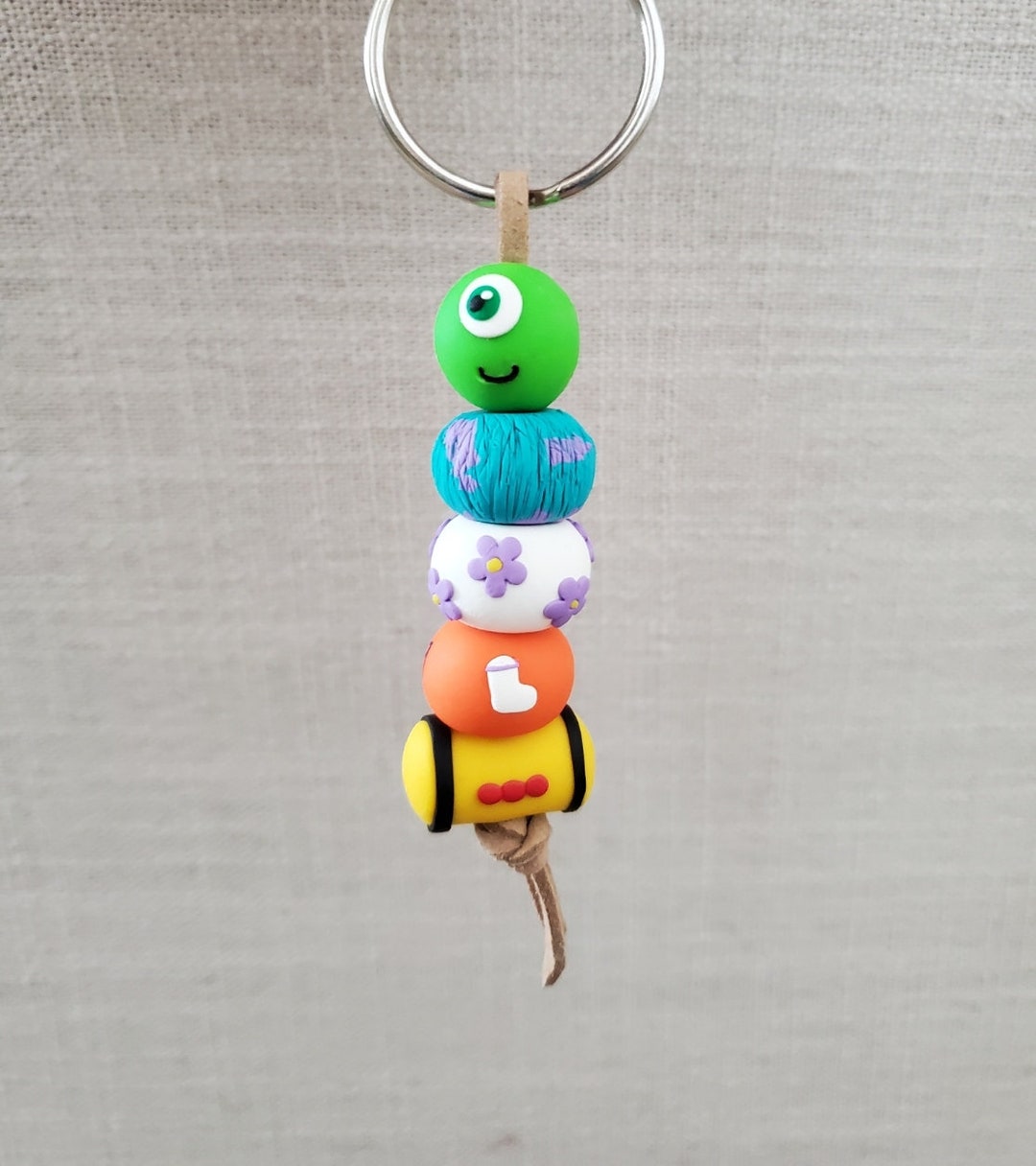 Monster's Inc. Inspired Keychain or Lanyard - Etsy