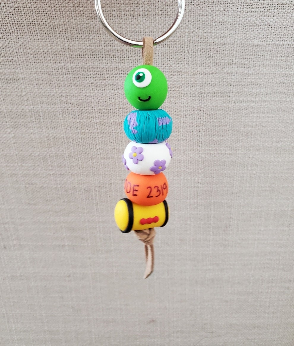 Monster's Inc. Inspired Keychain or Lanyard - Etsy