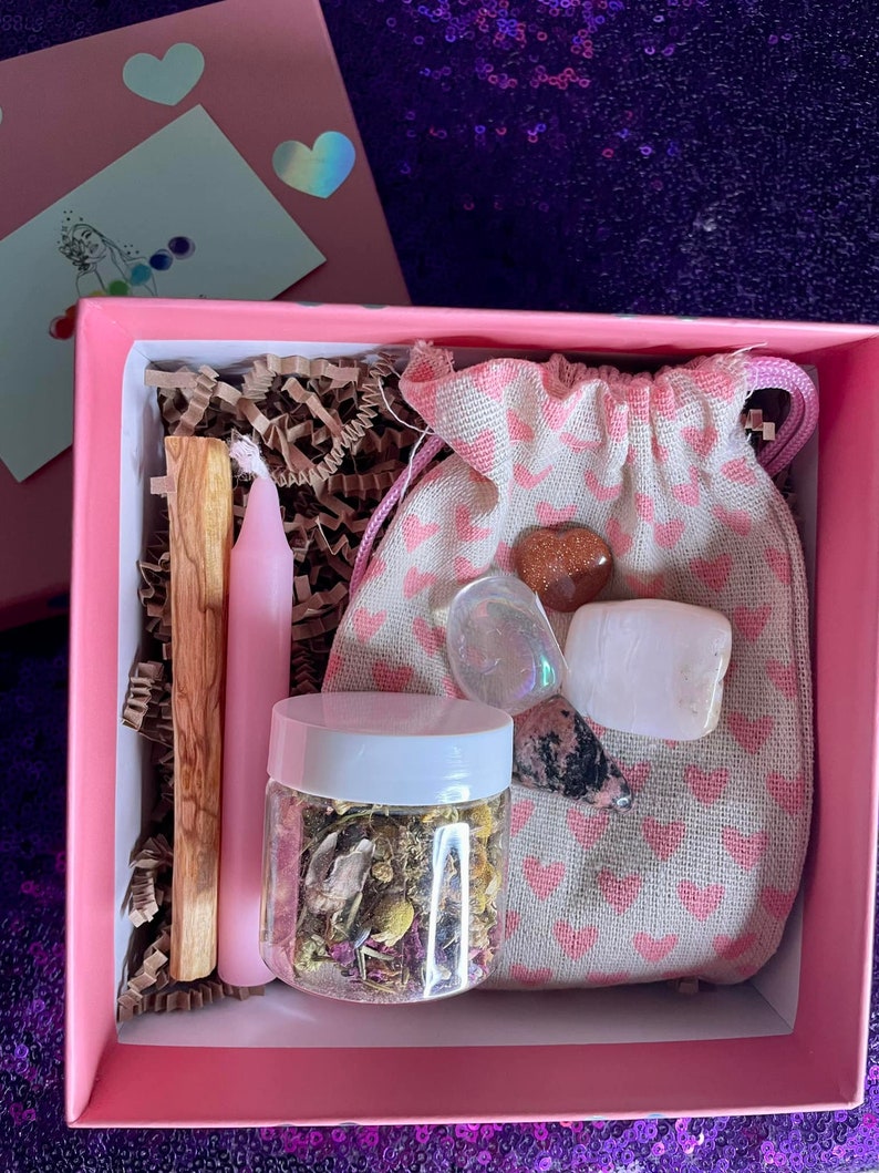 Krystal Kit Self Love Box Divine Feminine Love Healing Kit - Etsy