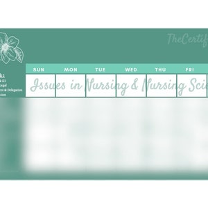 NCLEX-RN 12 Week Study Plan - Etsy